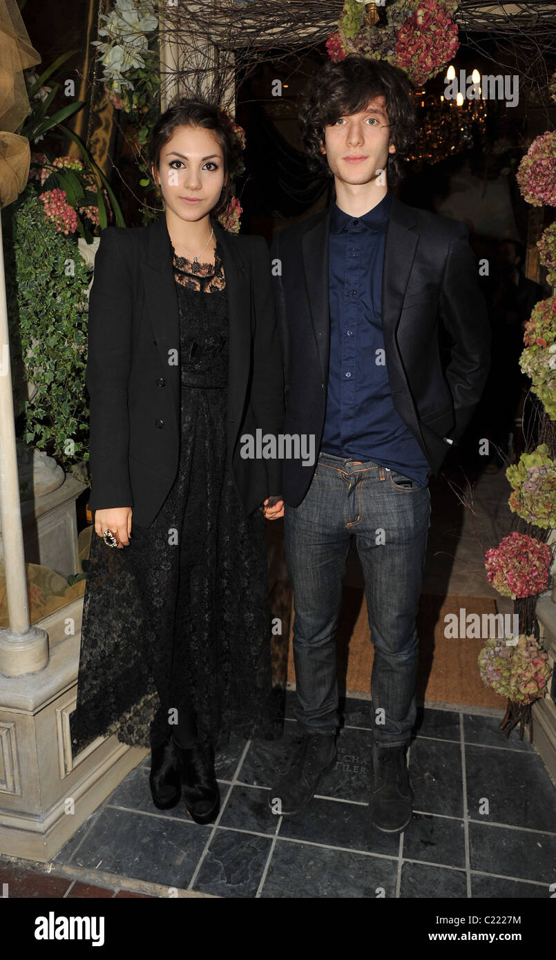 Chloe Berry and Josh, at the Gail Berry Emporium launch party in fulham ...