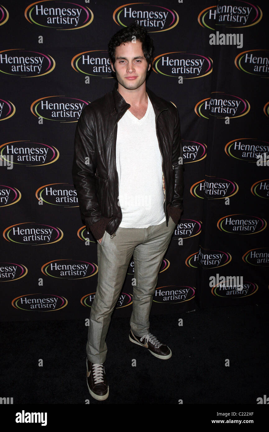Penn Badgley Hennessy Artistry 2009 'Halo' event at Terminal 5 New York ...