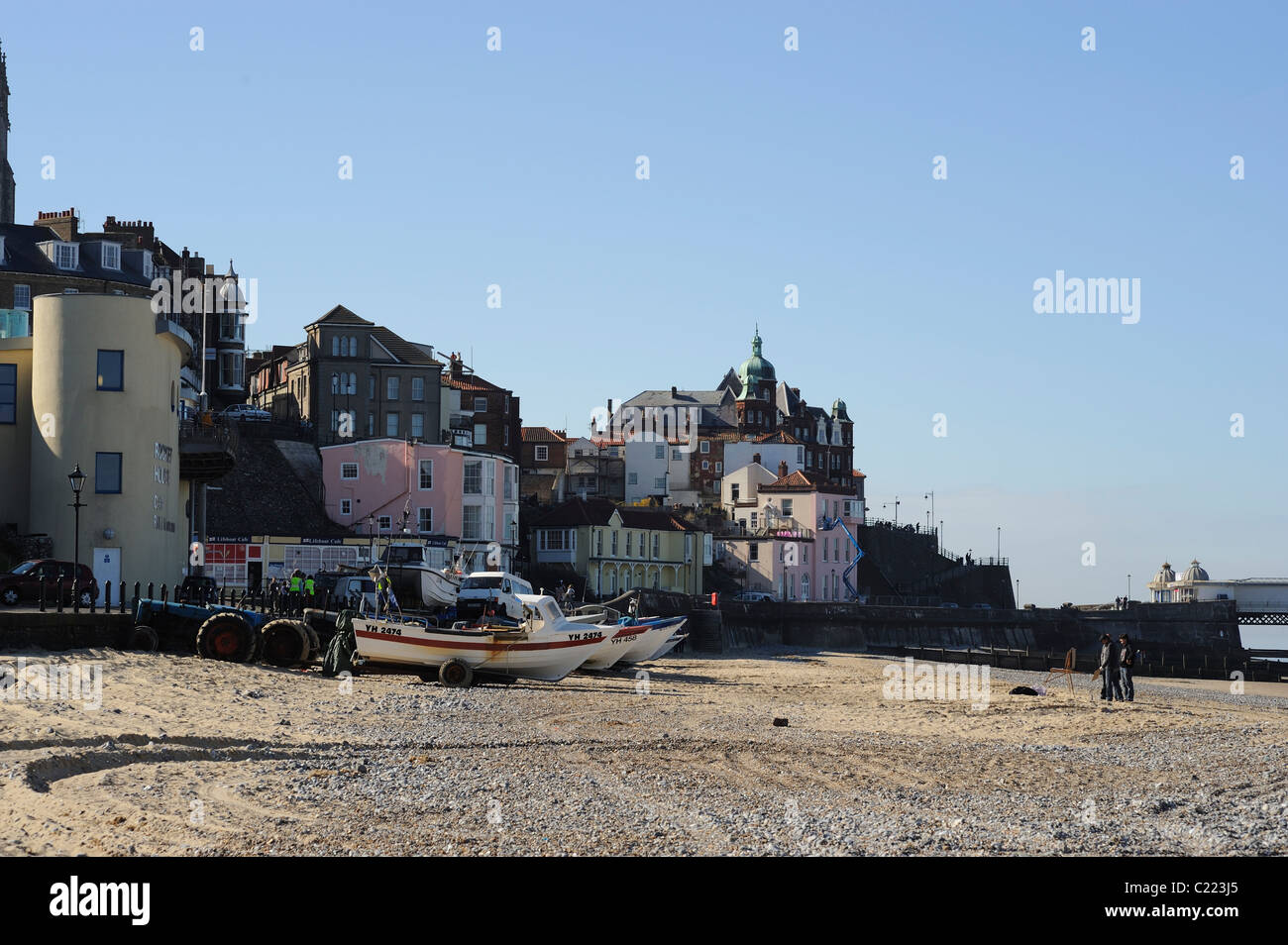 Cromer Seafront in Early Spring Stock Photo - Alamy