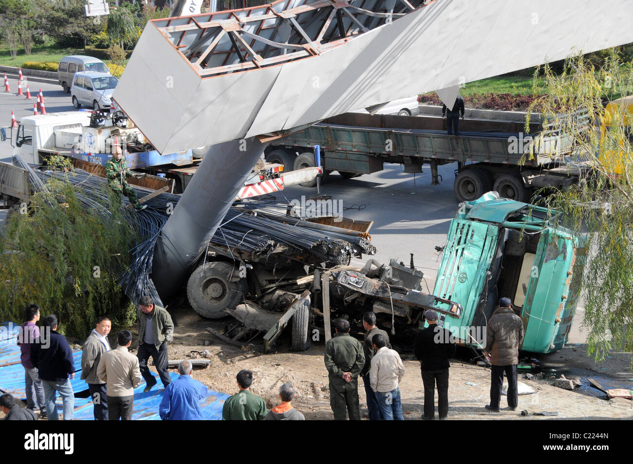 Lucky escape accident hi-res stock photography and images - Alamy