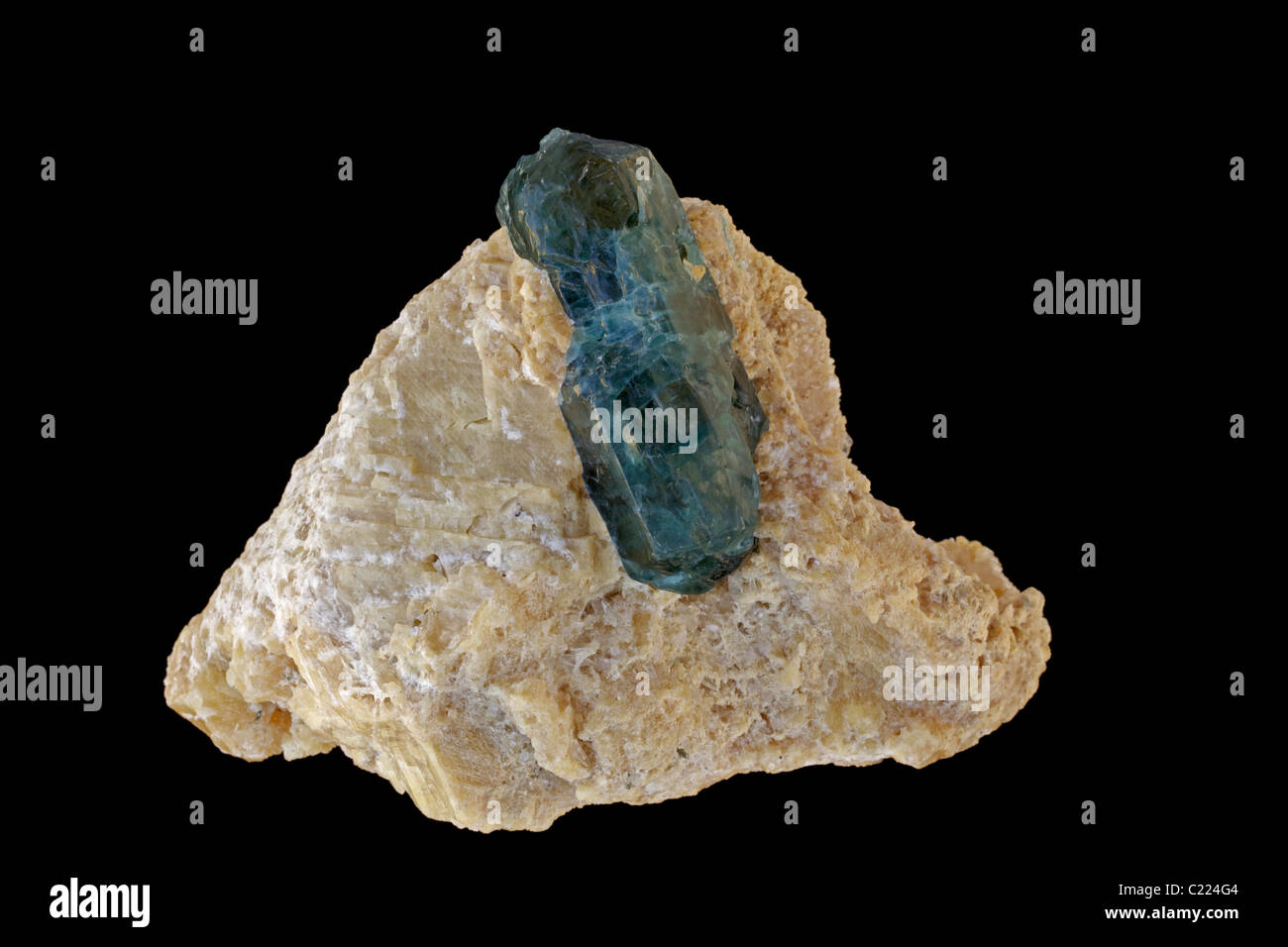Apatite (Fluorapatite) - Ca5(PO4)3F - Slyudyanka - Baikal region ...