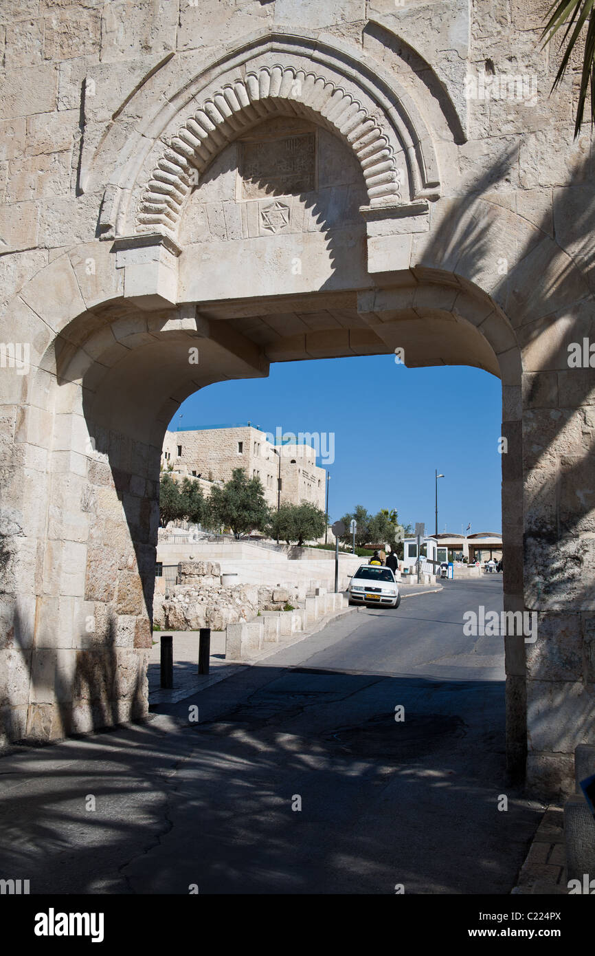 Dung Gate Jerusalem Old City Stock Photo - Alamy
