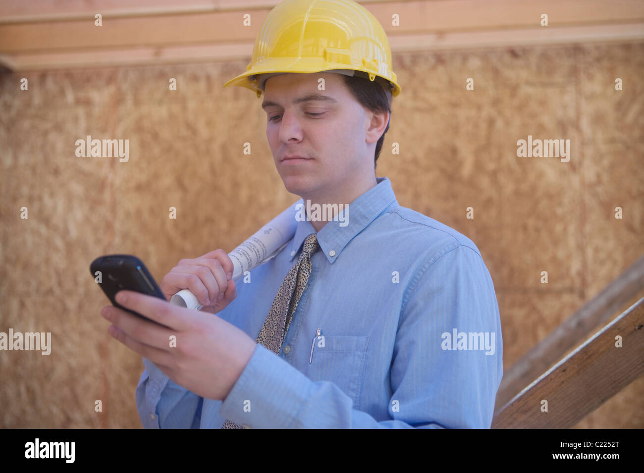 Building site inspection Stock Photo - Alamy