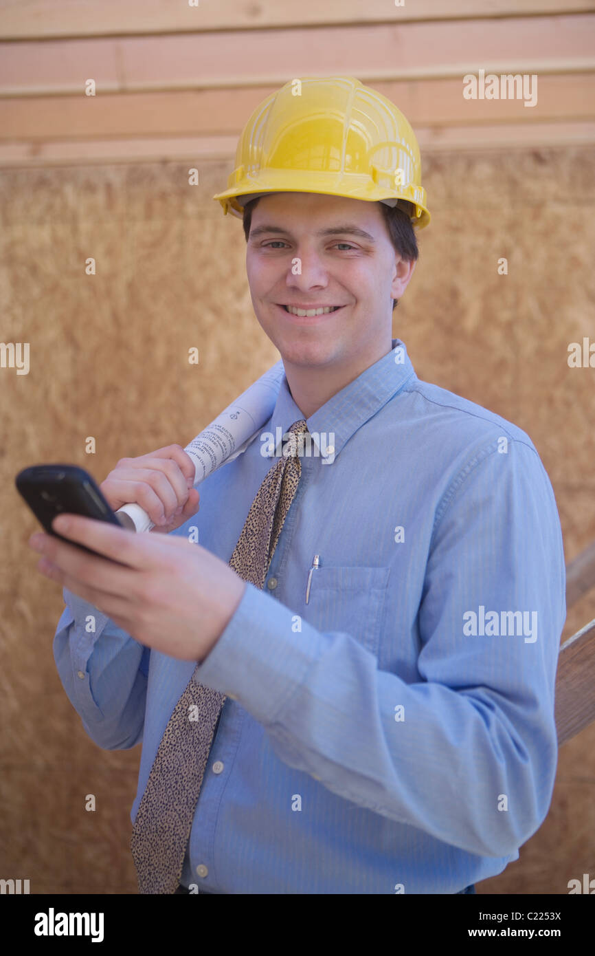 Building site inspection Stock Photo - Alamy