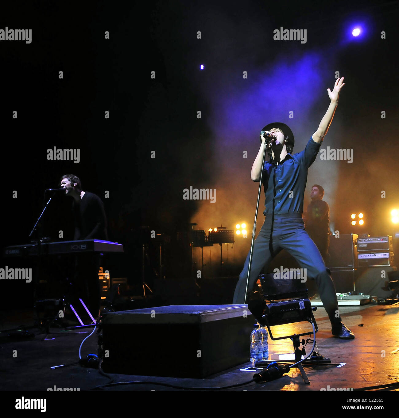 Paul Smith of Maximo Park performing at the Manchester Apollo ...