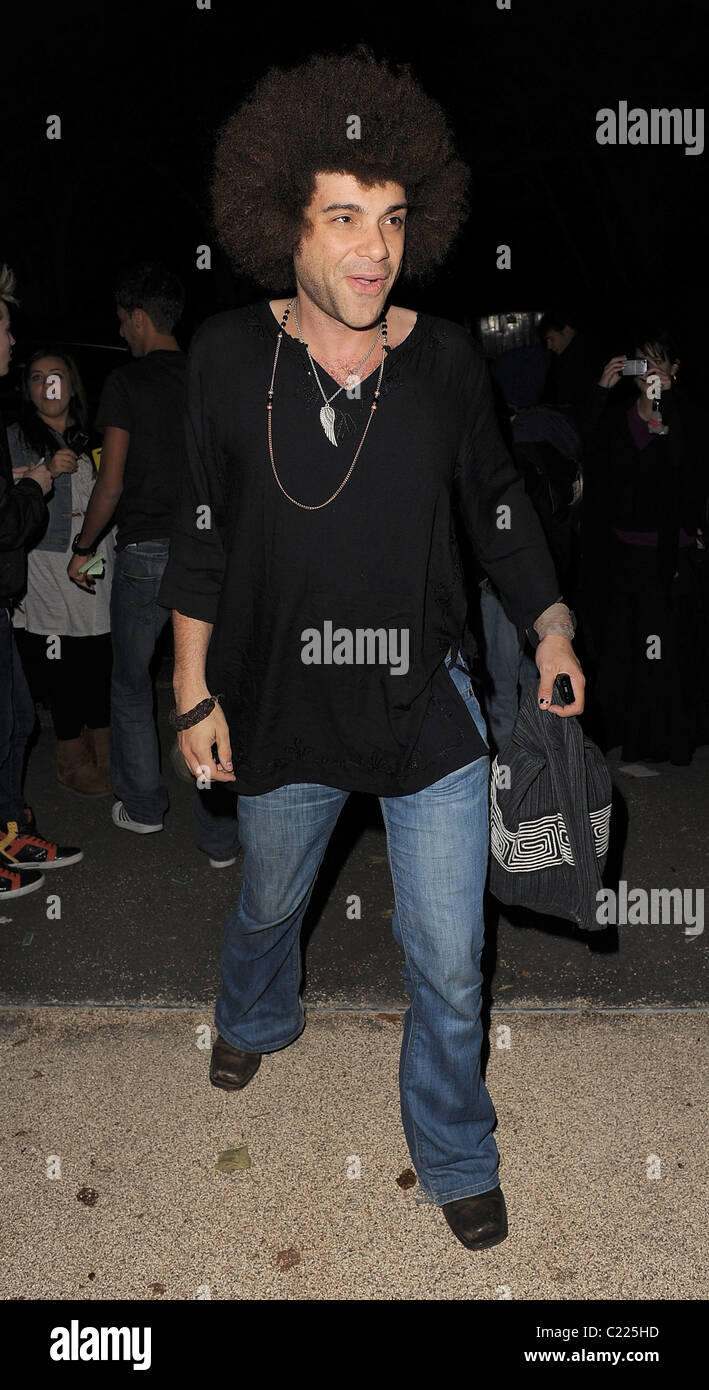 X Factor finalist Jamie Archer arrives back at The X Factor House after ...