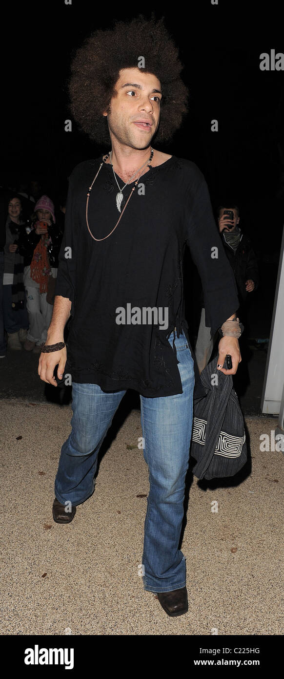 X Factor finalist Jamie Archer arrives back at The X Factor House after ...