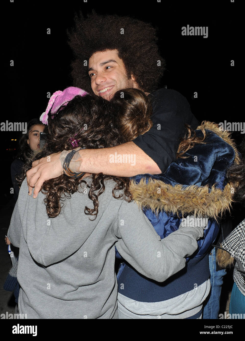X Factor finalist Jamie Archer arrives back at The X Factor House after ...