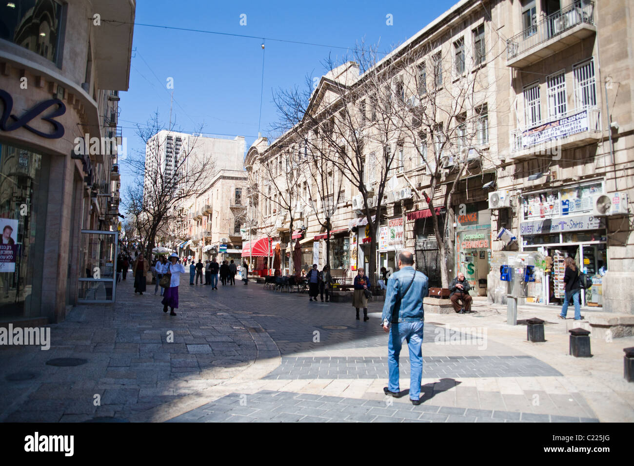 Ben-Yehuda Street in downtown Jerusalem Stock Photo - Alamy
