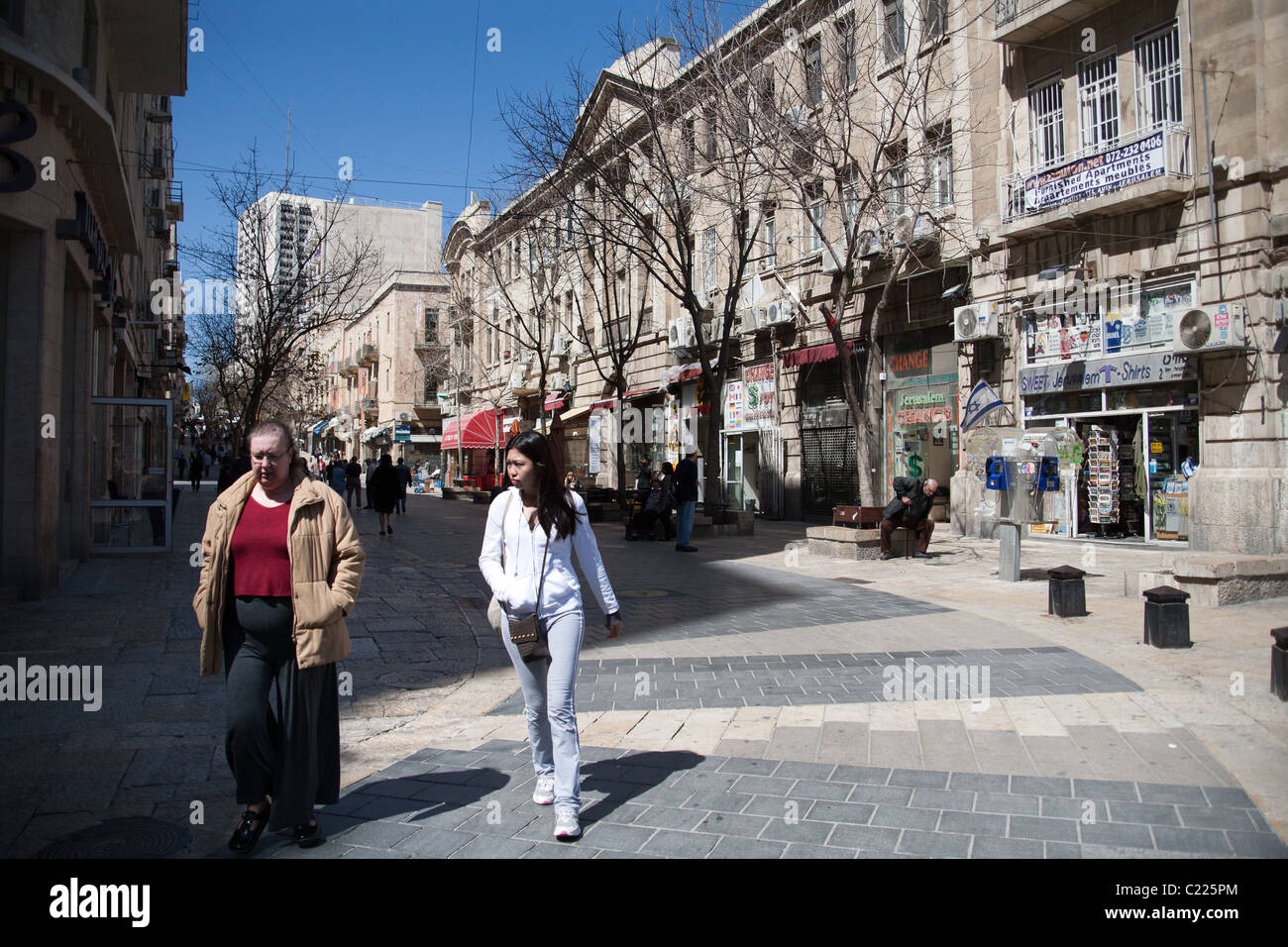 Ben-Yehuda Street in downtown Jerusalem Stock Photo - Alamy