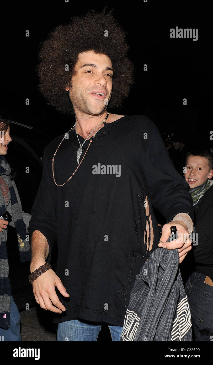 X Factor finalist Jamie Archer arrives back at The X Factor House after ...