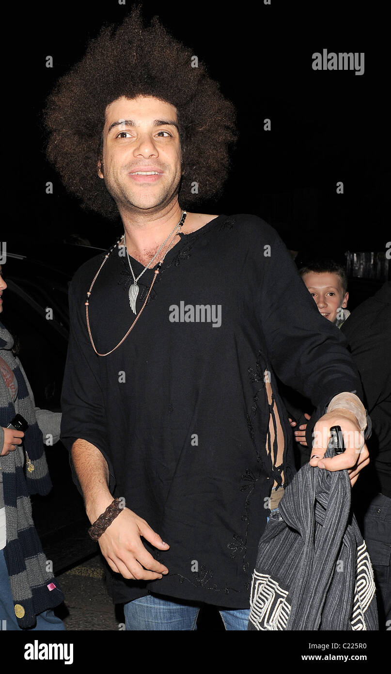 X Factor finalist Jamie Archer arrives back at The X Factor House after ...