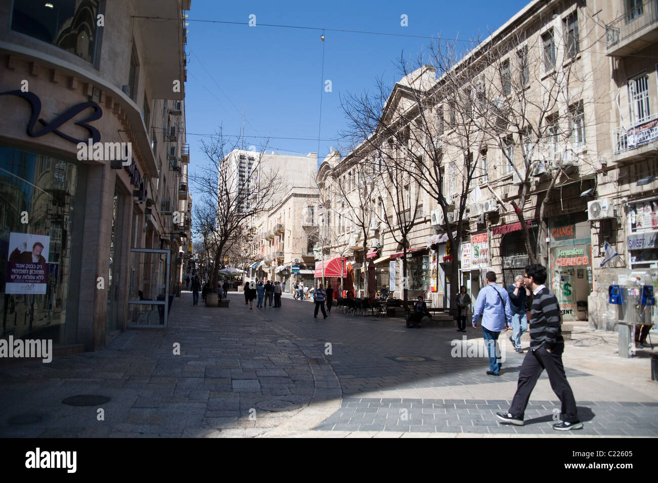 Ben-Yehuda Street in downtown Jerusalem Stock Photo - Alamy