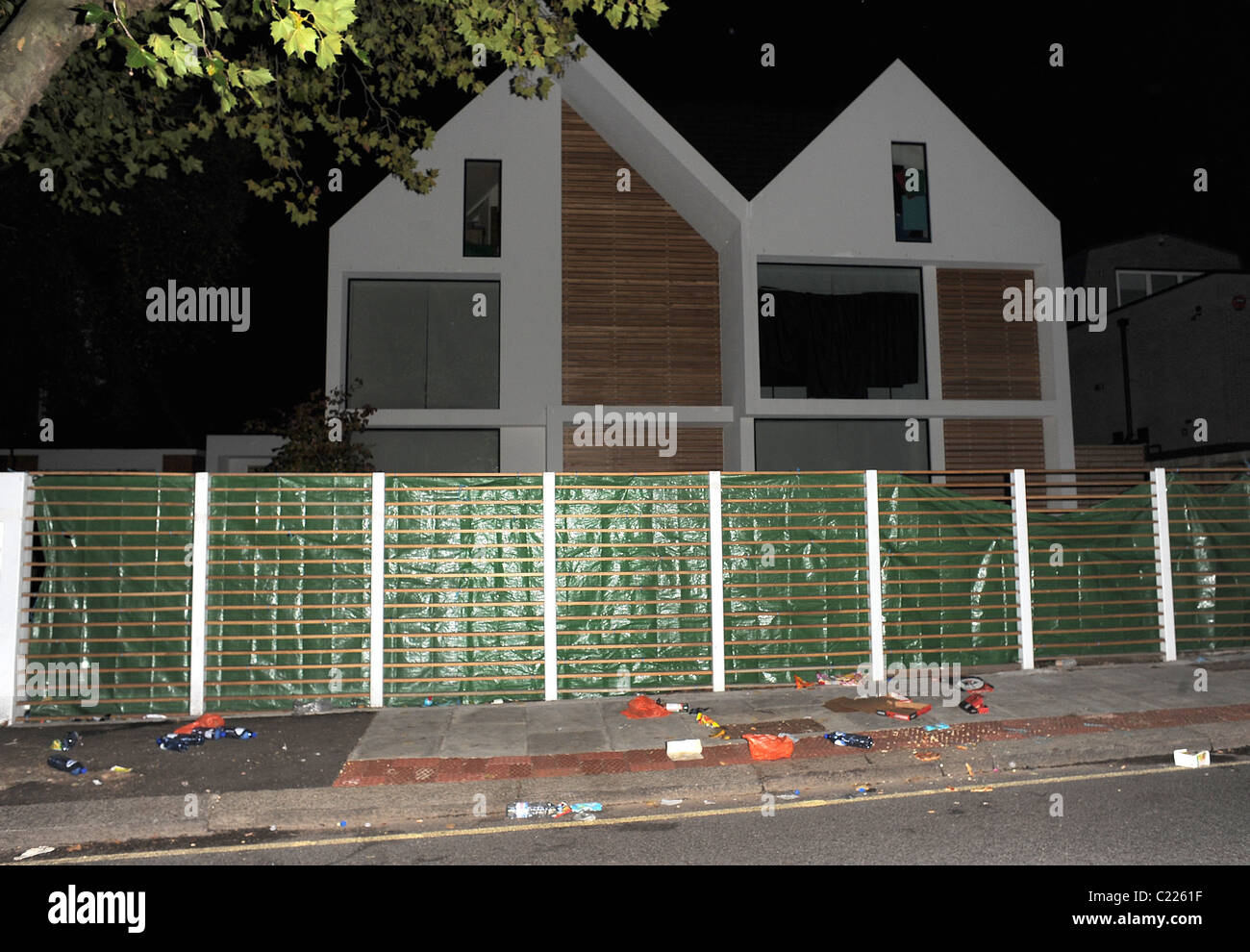 Scenes of chaos outside The X Factor House, which has become decidedly ...