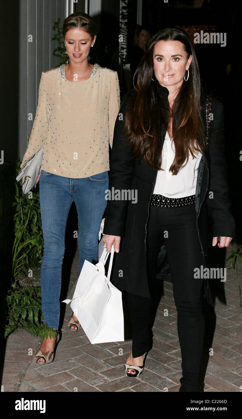 Nicky Hilton and a friend attend the 'LC Lauren Conrad' event with ...