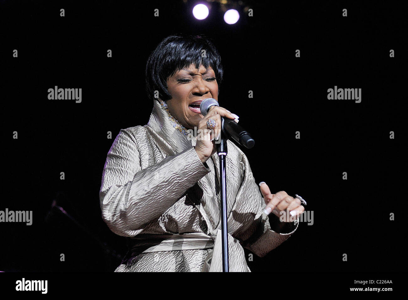 Singer Patti LaBelle performing at the Seminole Hard Rock Hotel and ...