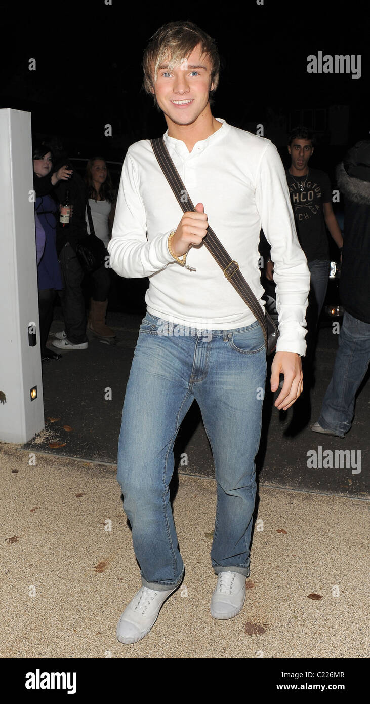 X Factor finalist Lloyd Daniels arrives back at The X Factor House ...