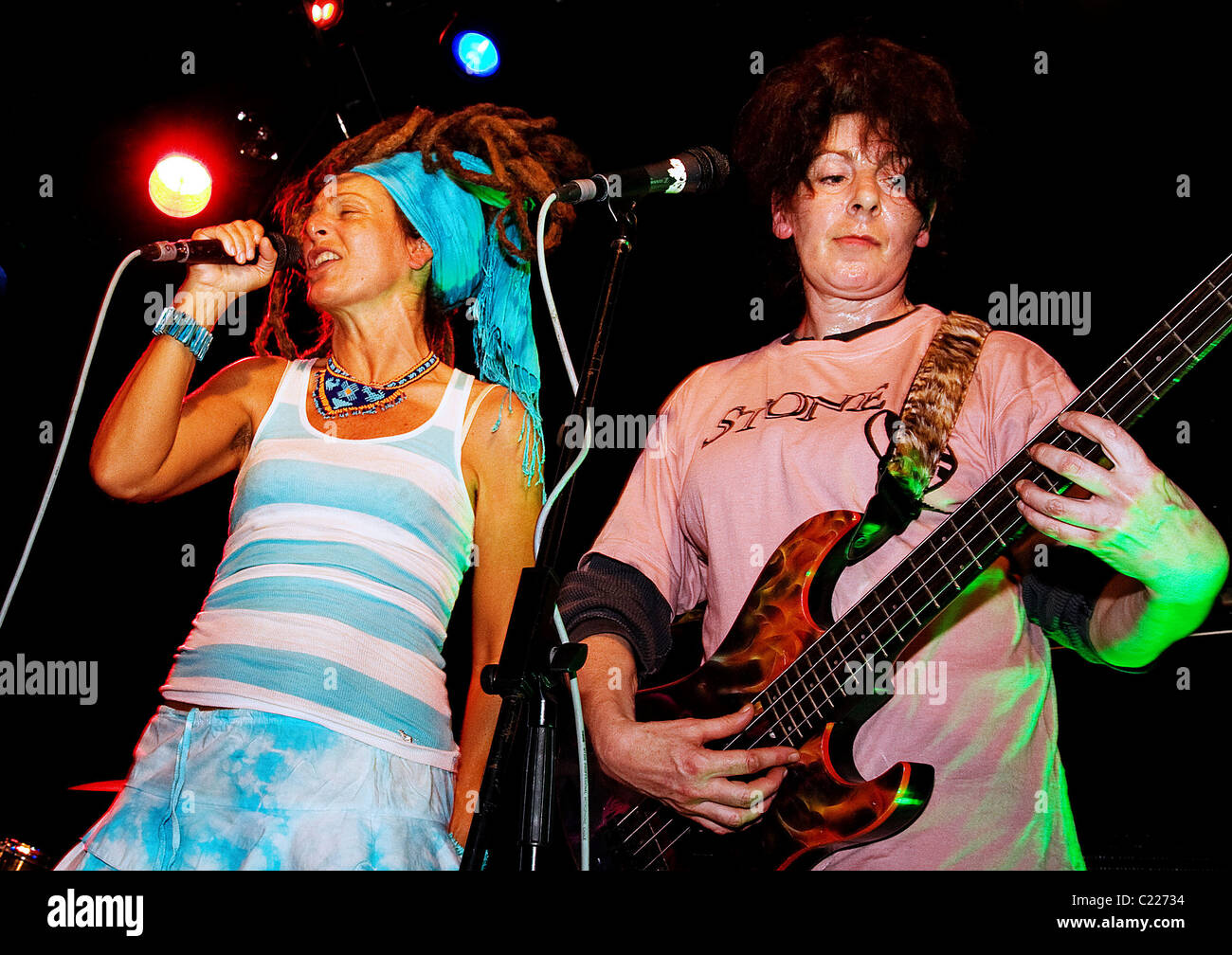 Ari-Up and Tessa Pollit of The Slits performing at Liverpool Masque ...