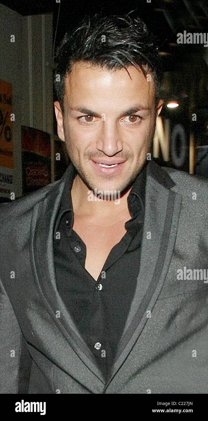 Peter Andre attends a party to celebrate ten years of the television ...