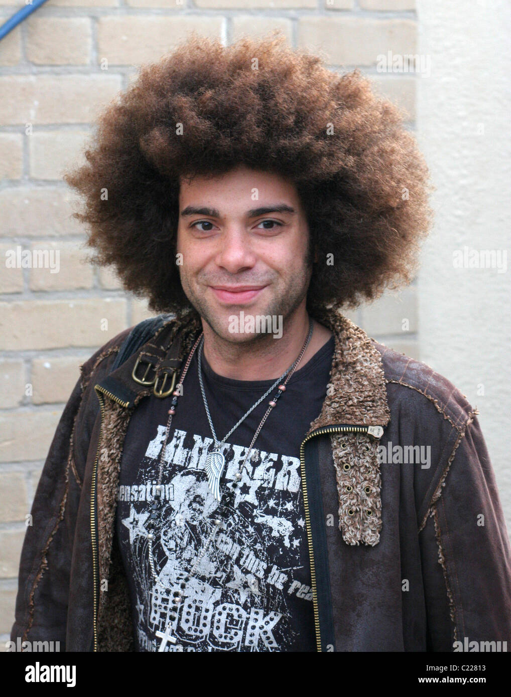 X Factor finalist Jamie Archer arriving at a studio for rehearsals ...