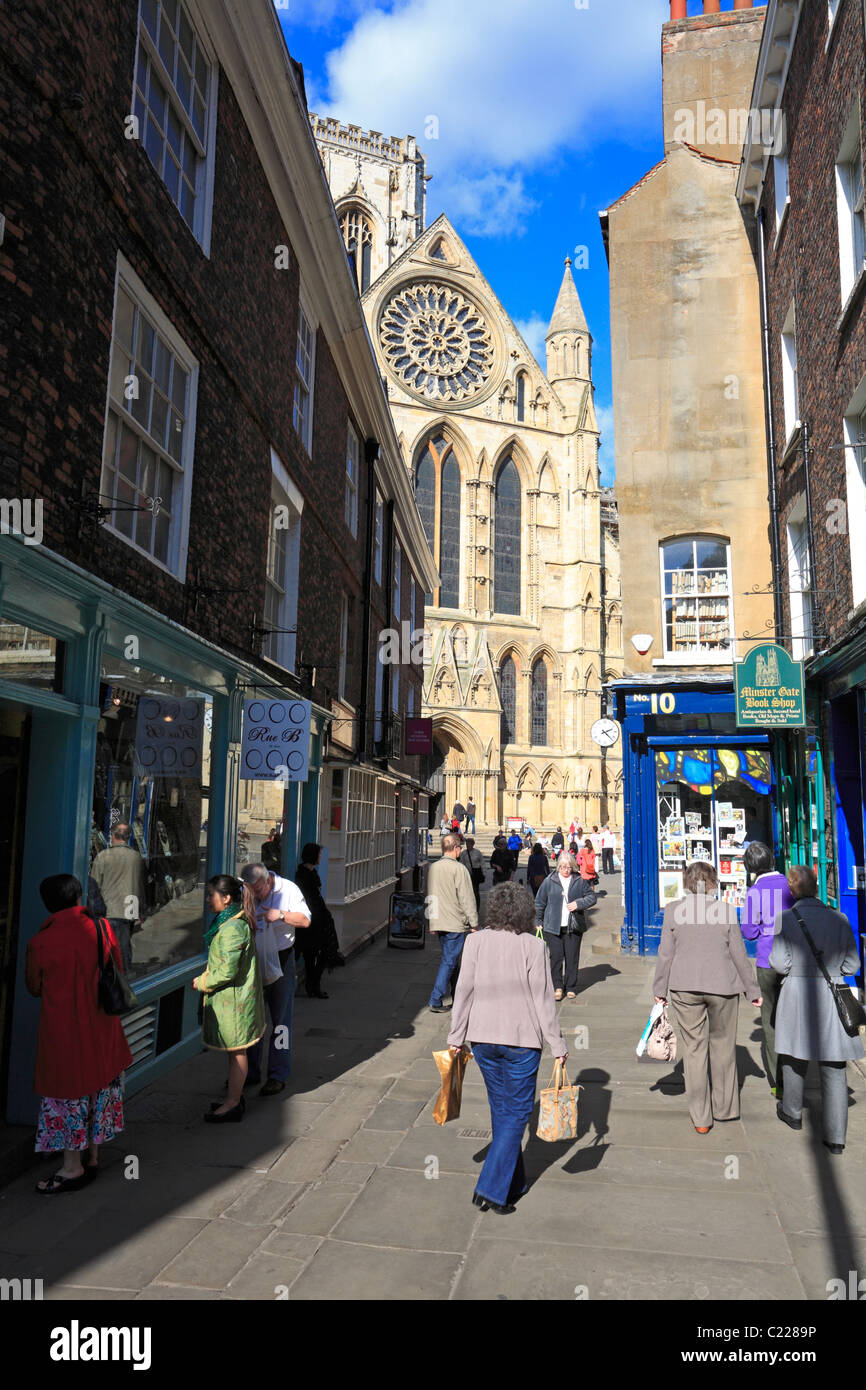 Minster gates york hi-res stock photography and images - Alamy