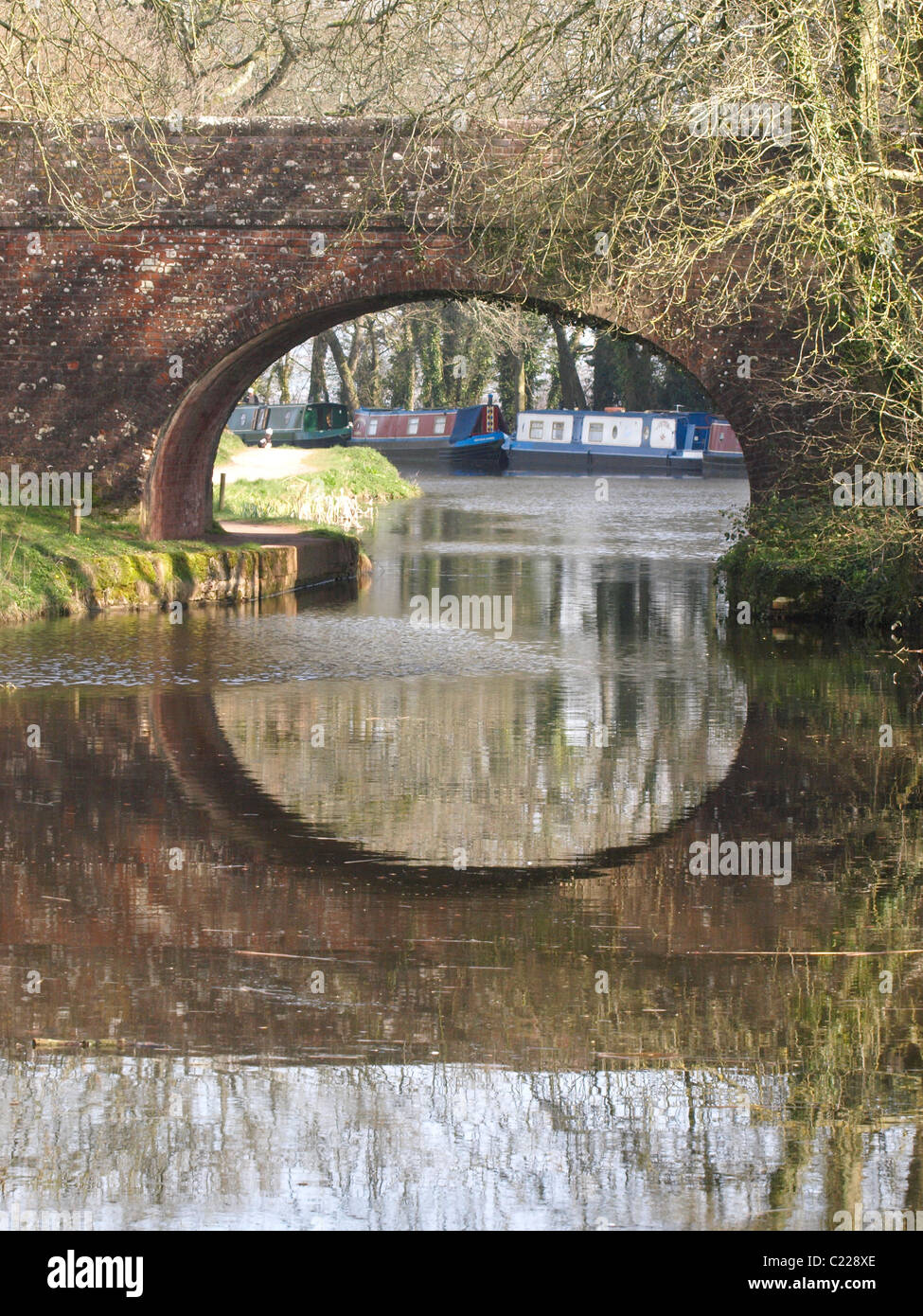 East Manly Bridge, The Grand Western Canal, Tiverton, Devon, UK Stock ...