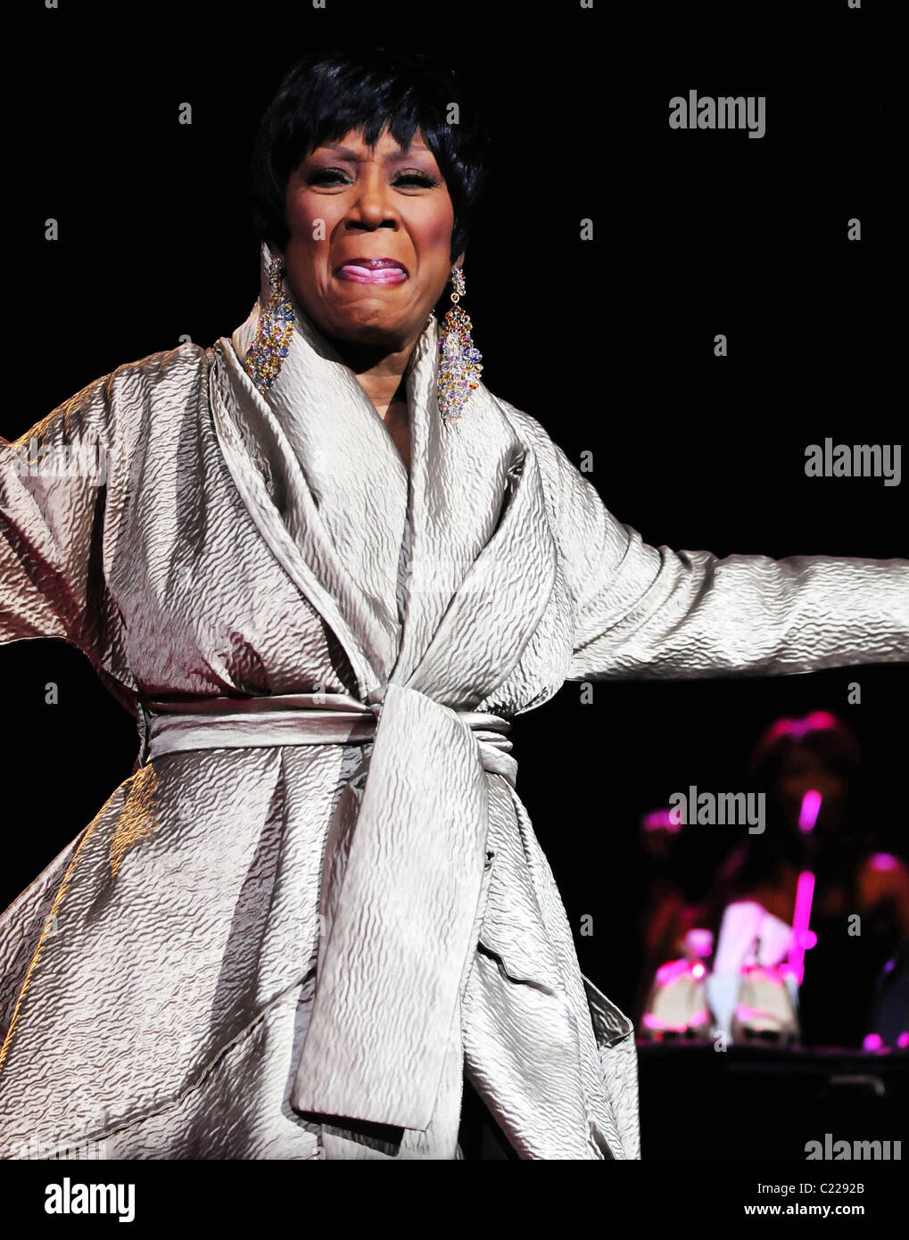 Singer Patti LaBelle performing at the Seminole Hard Rock Hotel and ...