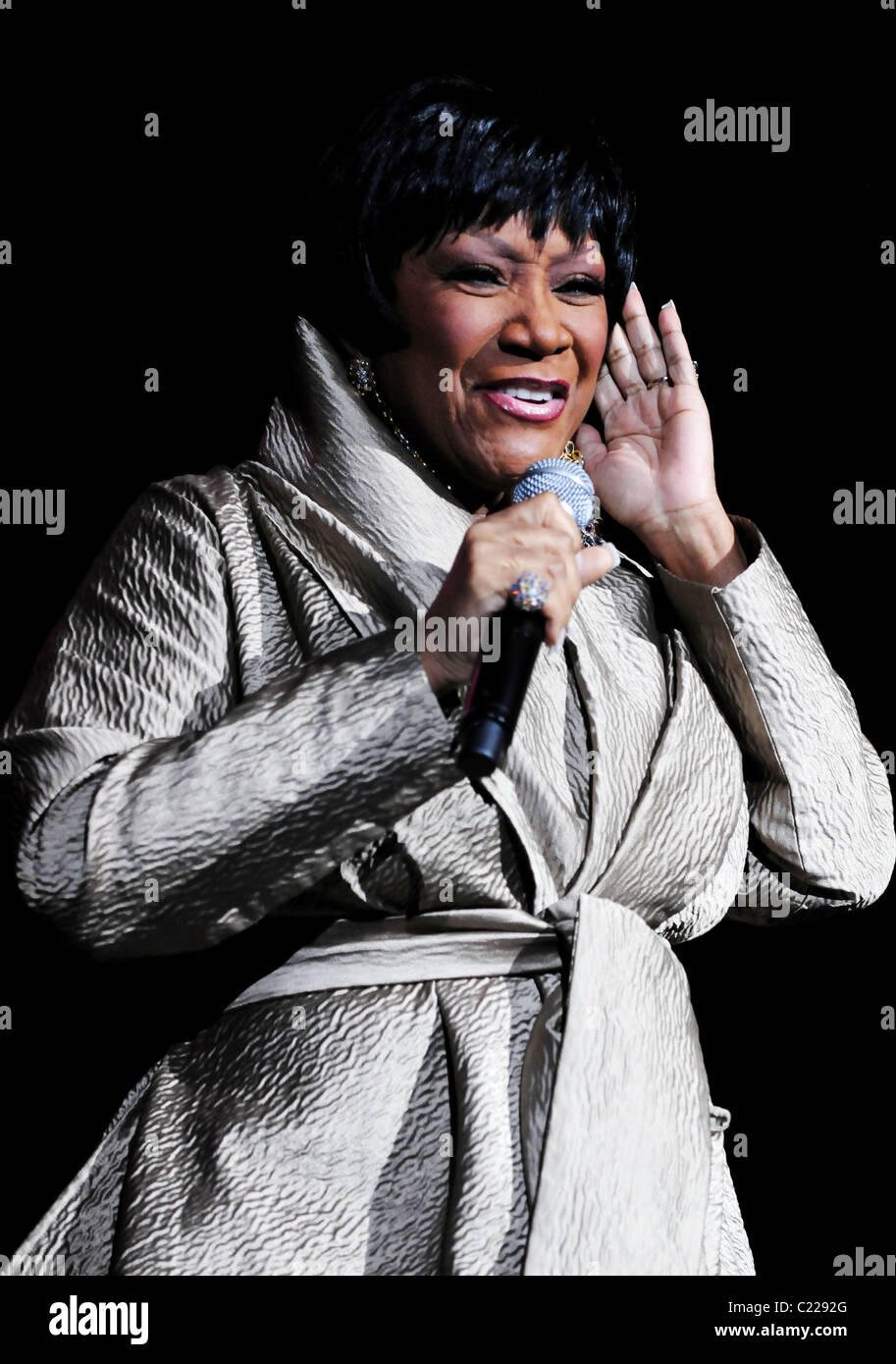 Singer Patti LaBelle performing at the Seminole Hard Rock Hotel and ...