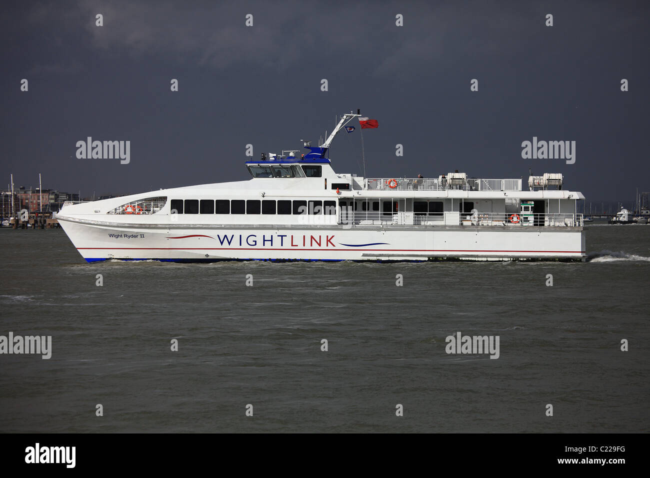 Wightlink's new purpose-built high-speed passenger catamarans operate ...