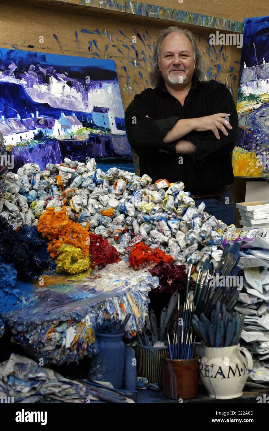 Scottish artist John Lowrie Morrison, also known as Jolomo in ...