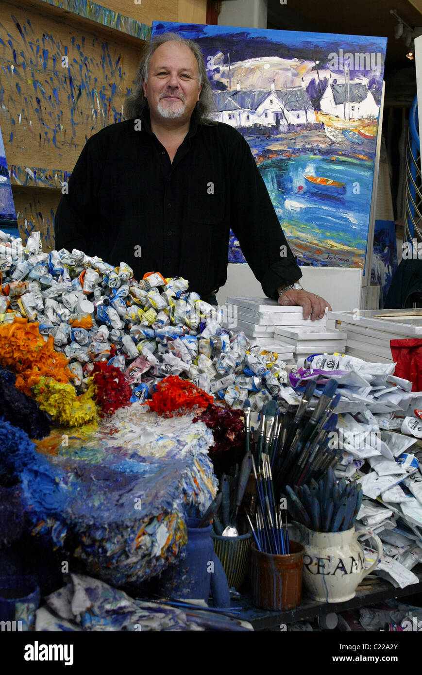 Scottish artist John Lowrie Morrison, also known as Jolomo in ...