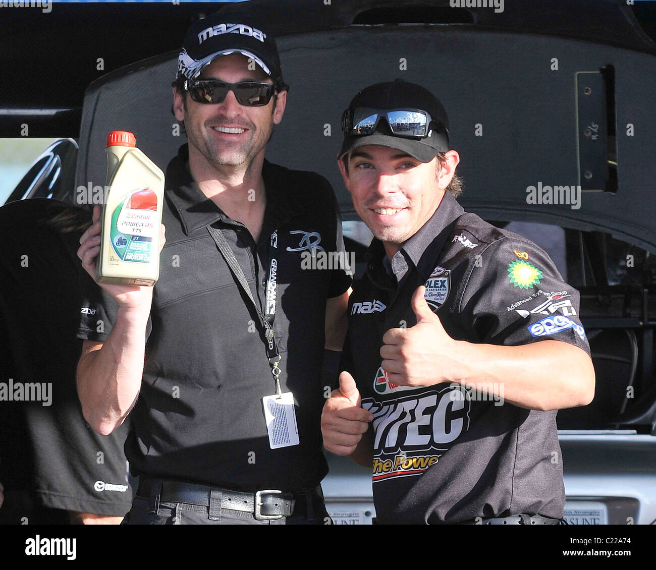 Patrick Dempsey makes an appearance at the Homestead Miami Speedway ...