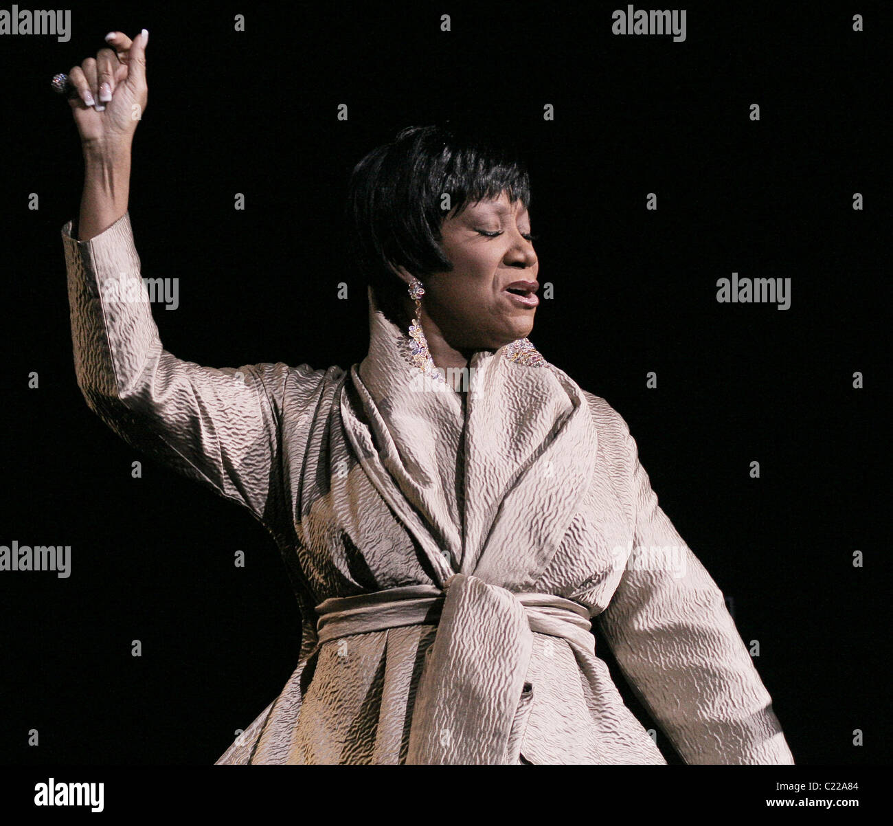 Singer Patti LaBelle performing at the Seminole Hard Rock Hotel and ...