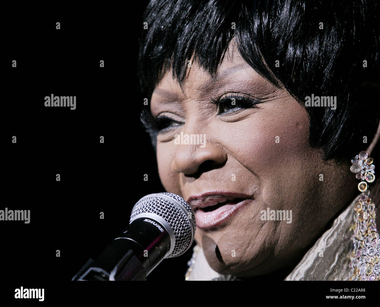 Singer Patti LaBelle performing at the Seminole Hard Rock Hotel and ...