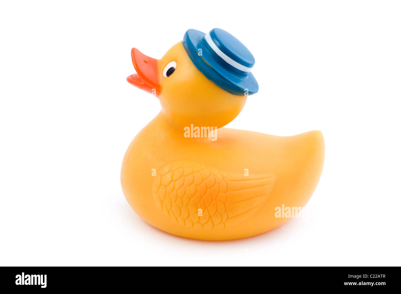 object on white - duck toy close up Stock Photo - Alamy
