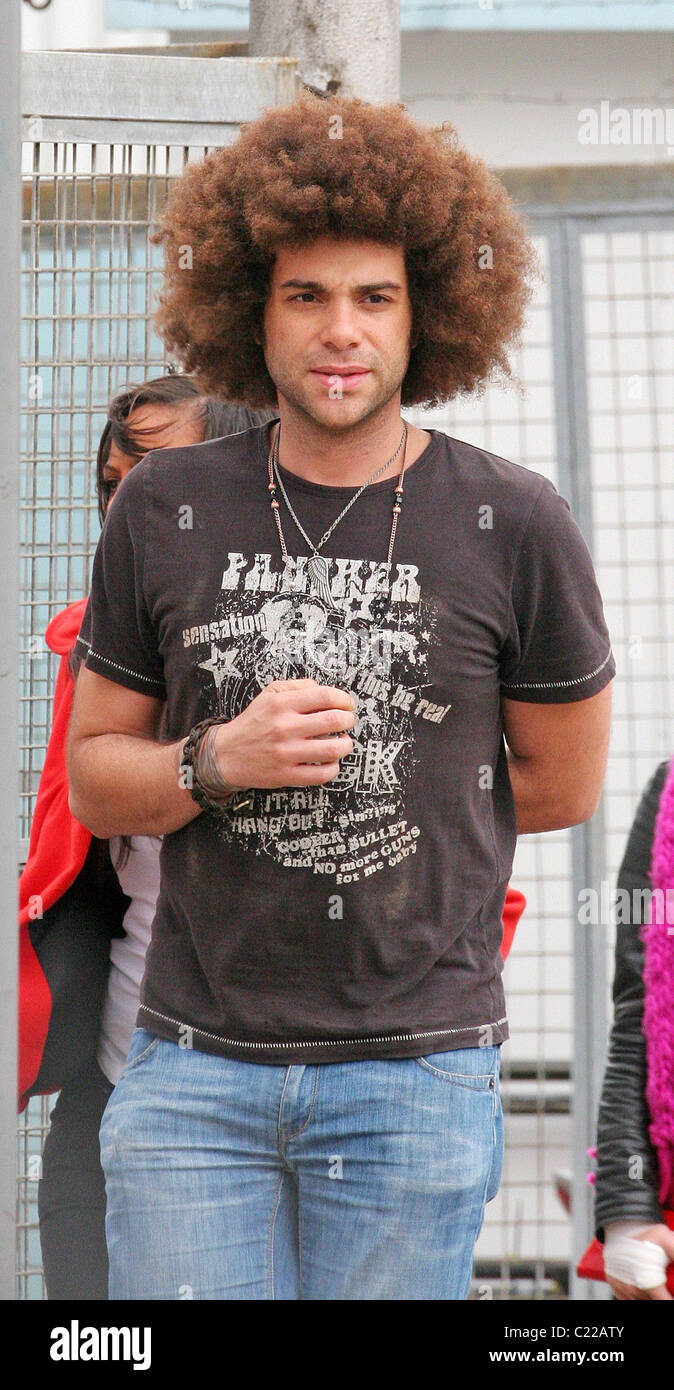 X Factor Finalists - Jamie Archer arriving at a studio for rehearsals ...