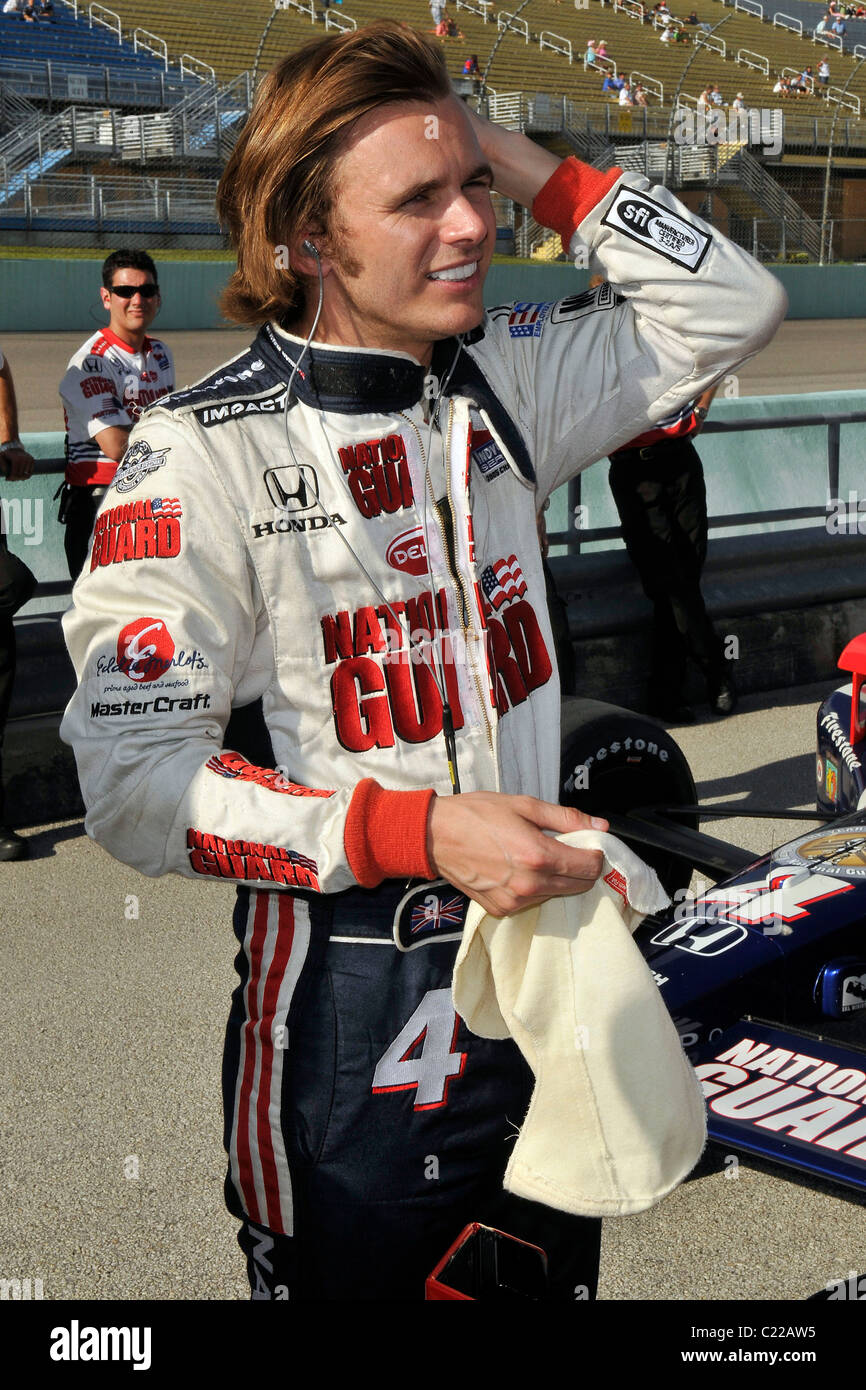 Dan Wheldon IRL IndyCar Series Firestone Indy 300 - Practice Homestead ...