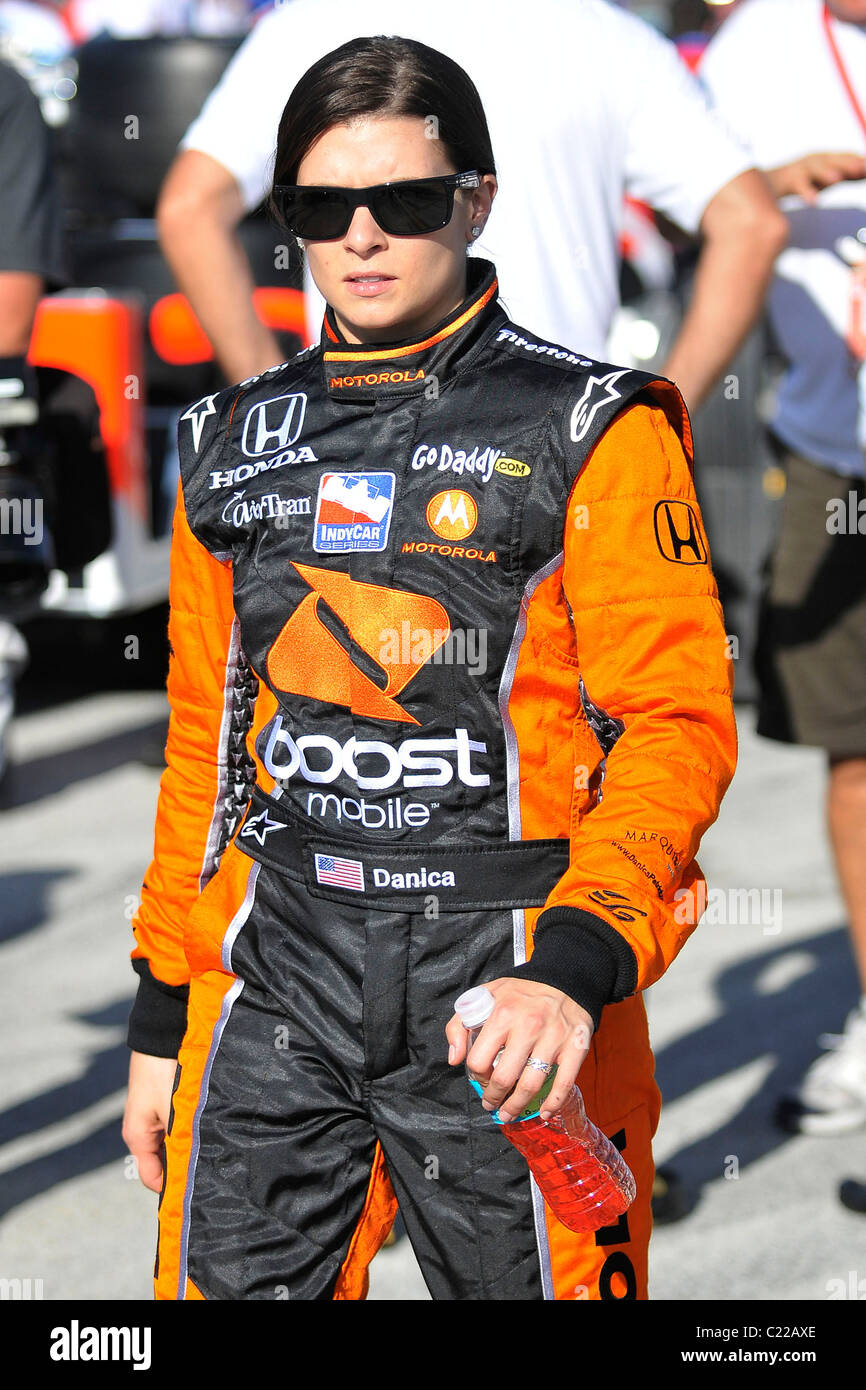 Danica Patrick IRL IndyCar Series Firestone Indy 300 - Practice ...