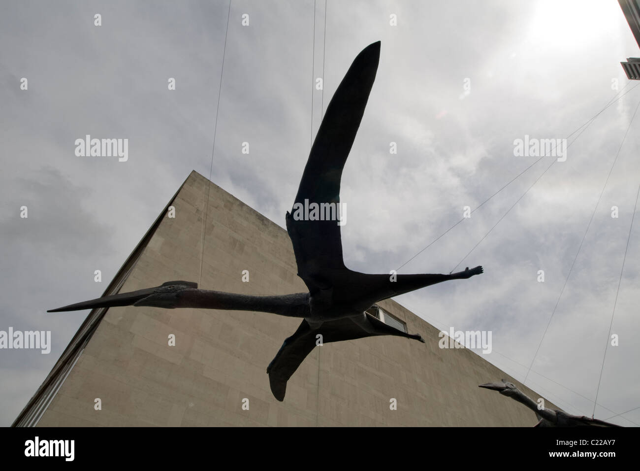 prehistoric birds art sculpture Stock Photo - Alamy