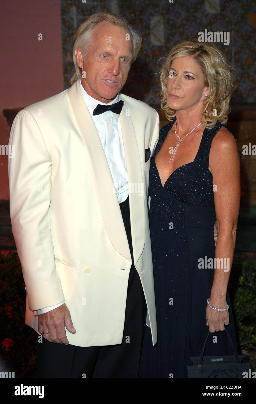Greg Norman and Chris Evert Chris Evert Annual Celebrity Tennis ...
