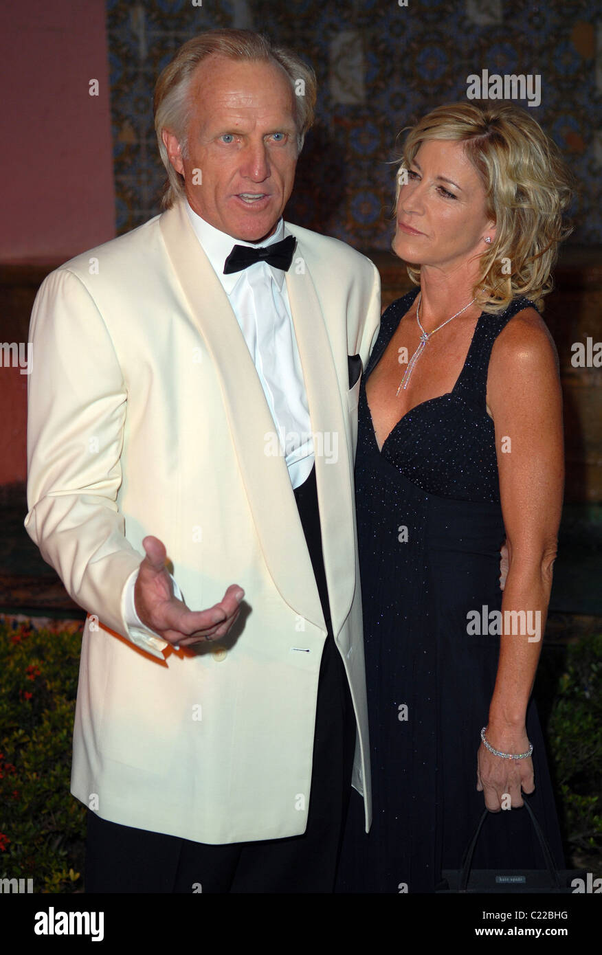 Greg Norman and Chris Evert Chris Evert Annual Celebrity Tennis ...