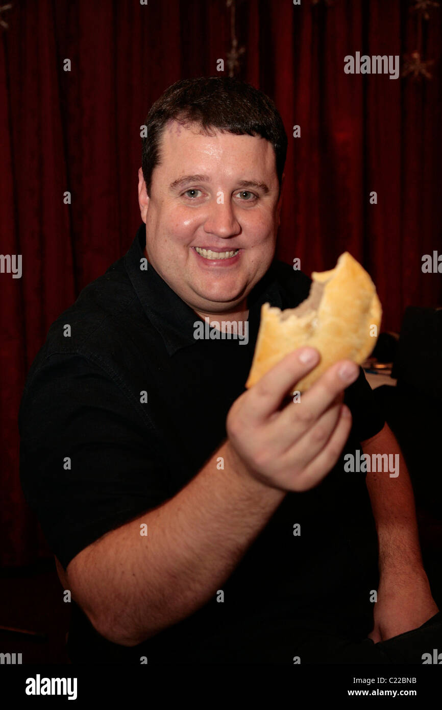 Peter Kay with a pie BBC Radio One live broadcast from the Phoenix Club ...