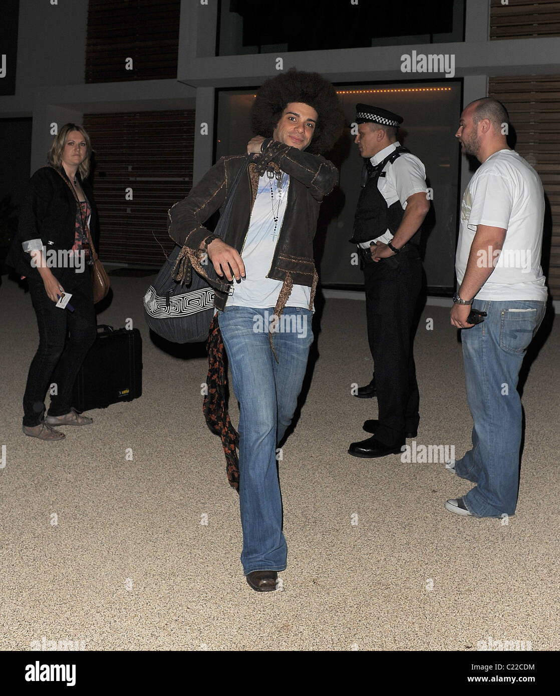 X Factor finalist Jamie Archer arrives back at The X Factor House ...