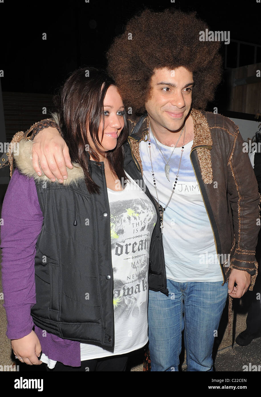 X Factor finalist Jamie Archer arrives back at The X Factor House ...