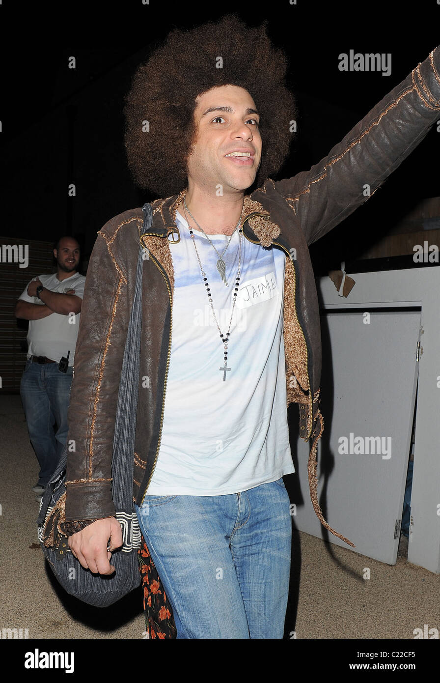 X Factor finalist Jamie Archer arrives back at The X Factor House ...