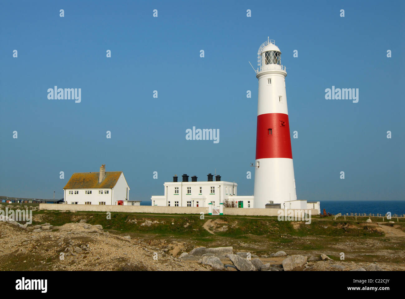 Portland Bill Lighthouse Stock Photo - Alamy