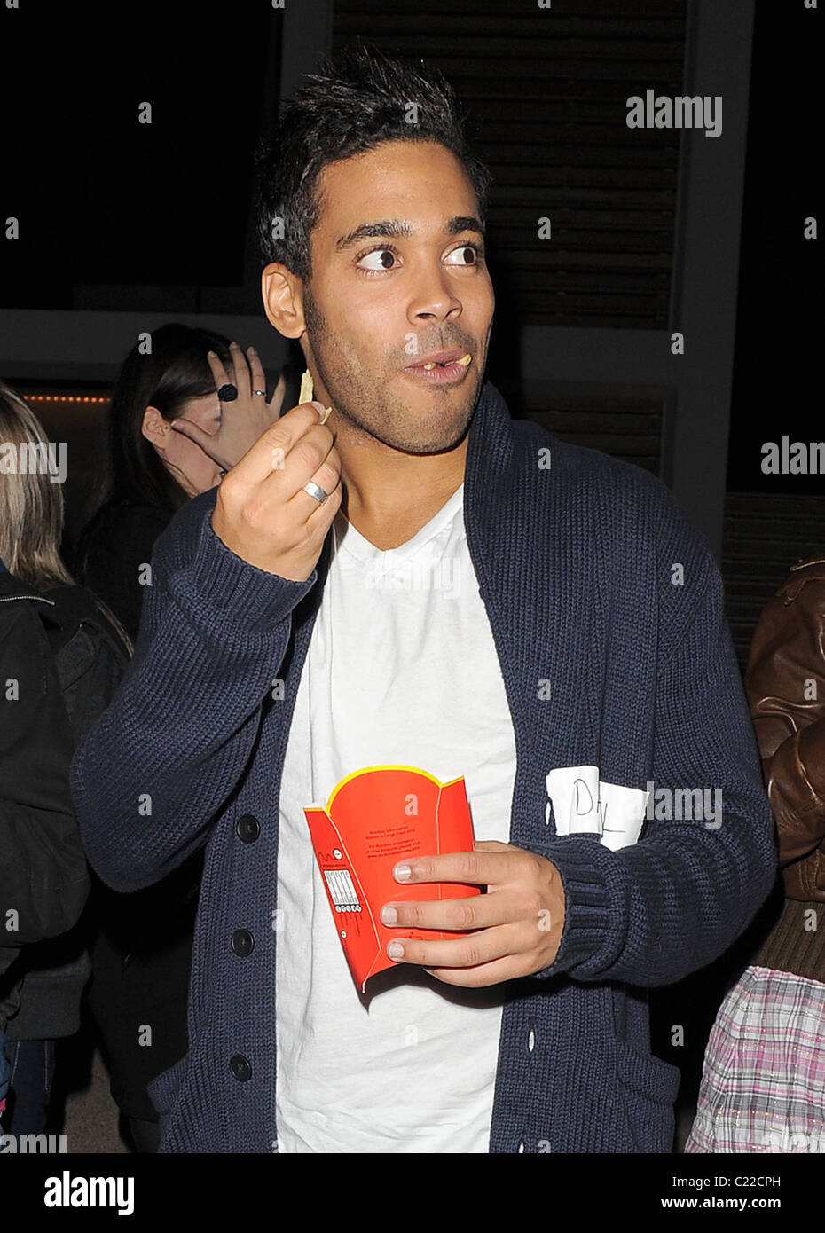 X Factor finalist Danyl Johnson arrives back at The X Factor House ...