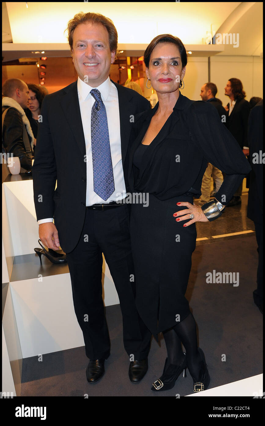 Maurizio Borletti and Maria Luisa Inauguration of the new shop 'Maria ...