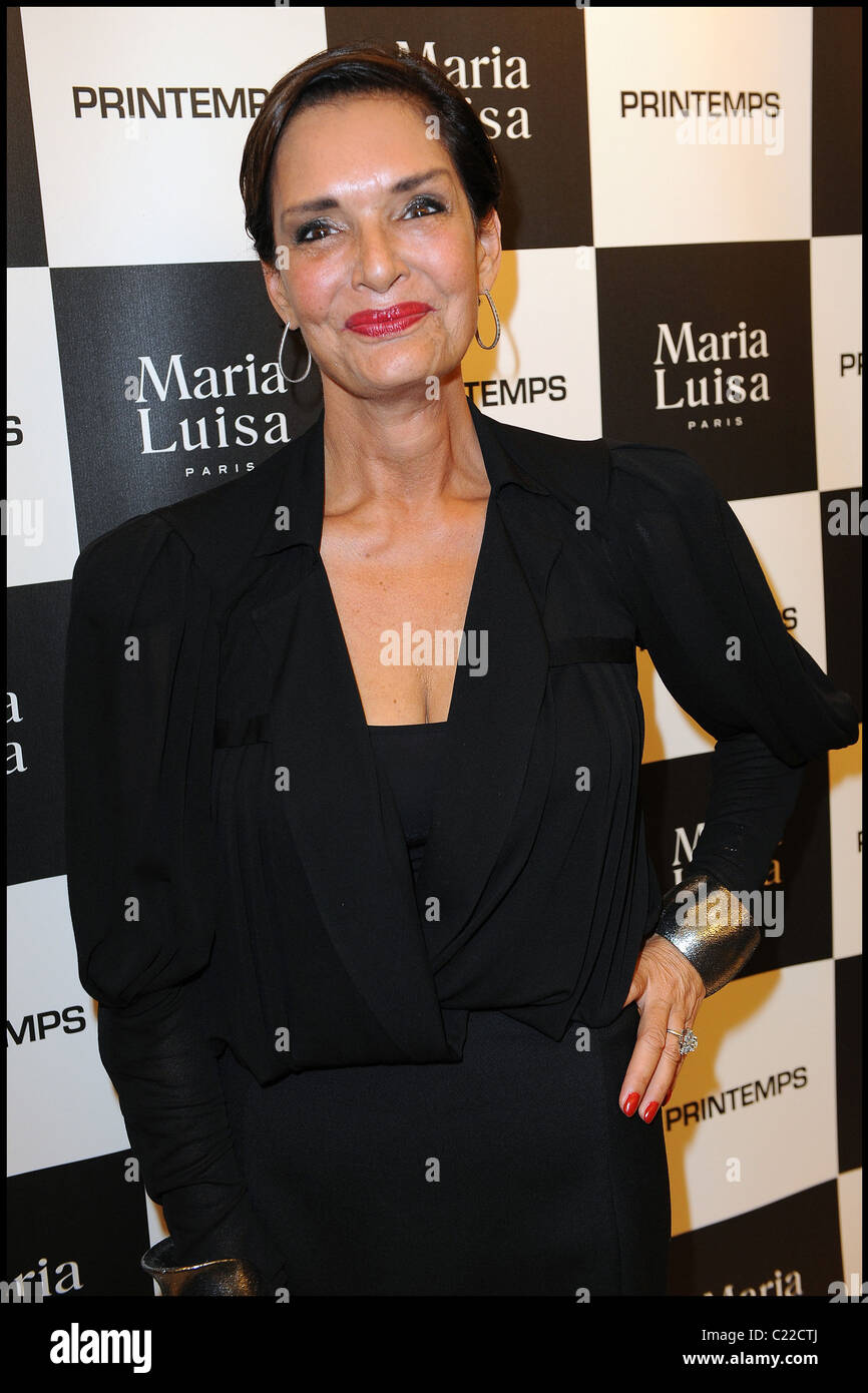 Maria Luisa Inauguration of the new shop 'Maria Luisa' at Printemps ...