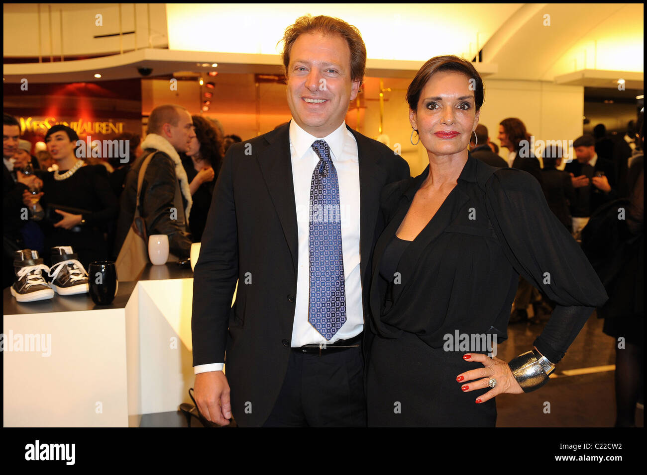 Maurizio Borletti and Maria Luisa Inauguration of the new shop 'Maria ...